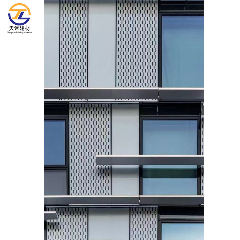 ODM Heat Insulated Exterior Aluminium Cladding Strip False Ceiling Facade